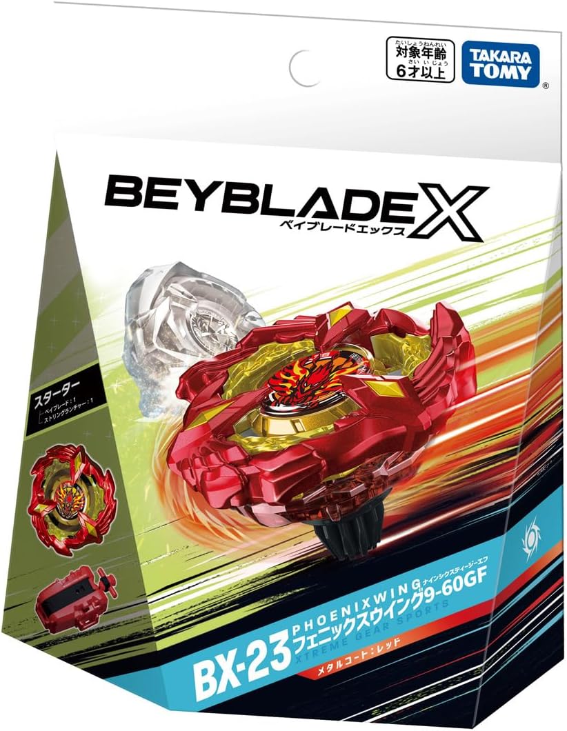 SOLD OUT BEYBLADE X BX-23 PhoenixWing 9-60GF Starter – Mall of Beys ...