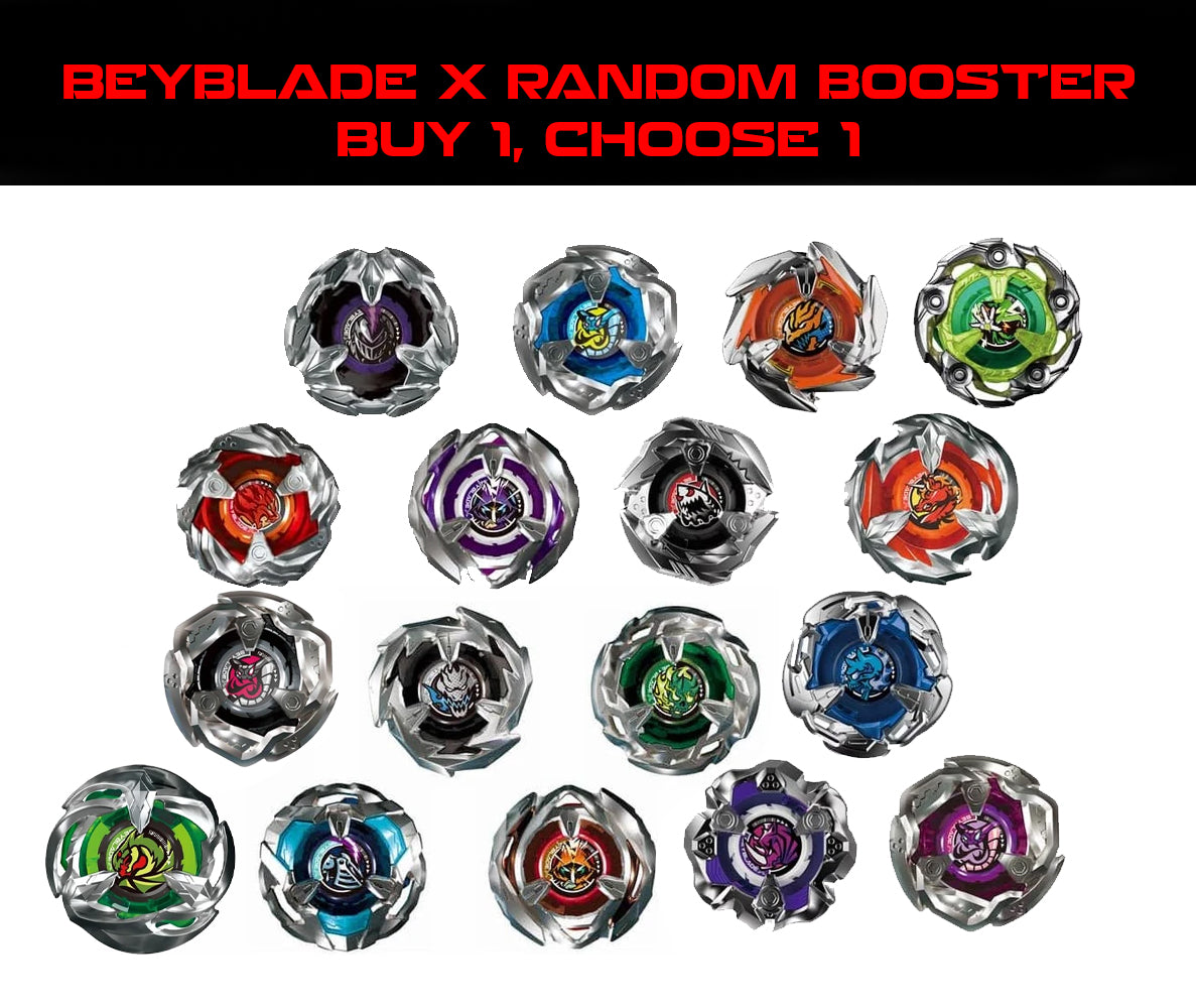 BEYBLADE X RANDOM BOOSTER - BUY 1, CHOOSE 1 – Mall of Beys -The ...