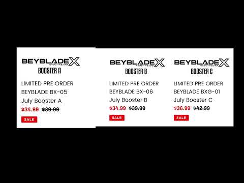 SOLD OUT LIMITED PRE-ORDER BEYBLADE BX ULTIMATE COLLECTION 1 – Mall of ...